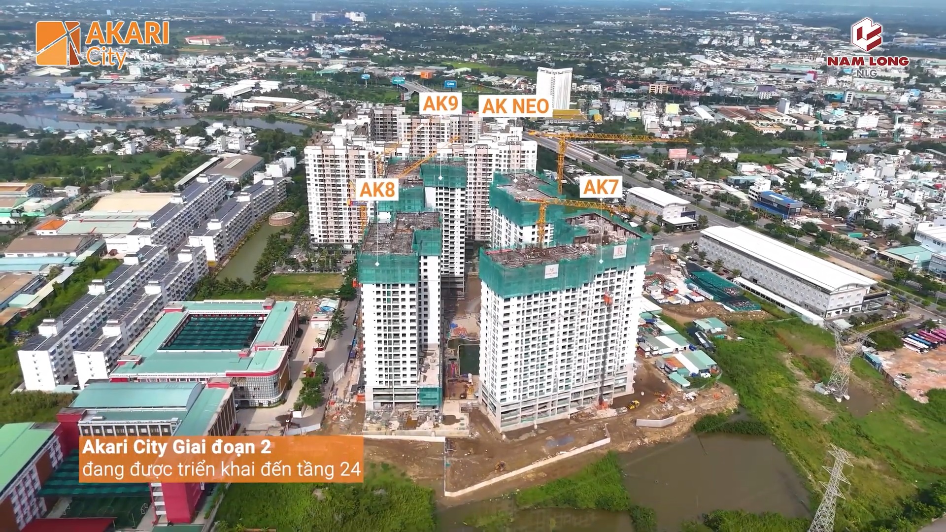 Cập nhật tiến độ Akari City tháp AK NEO tháng 09/2023