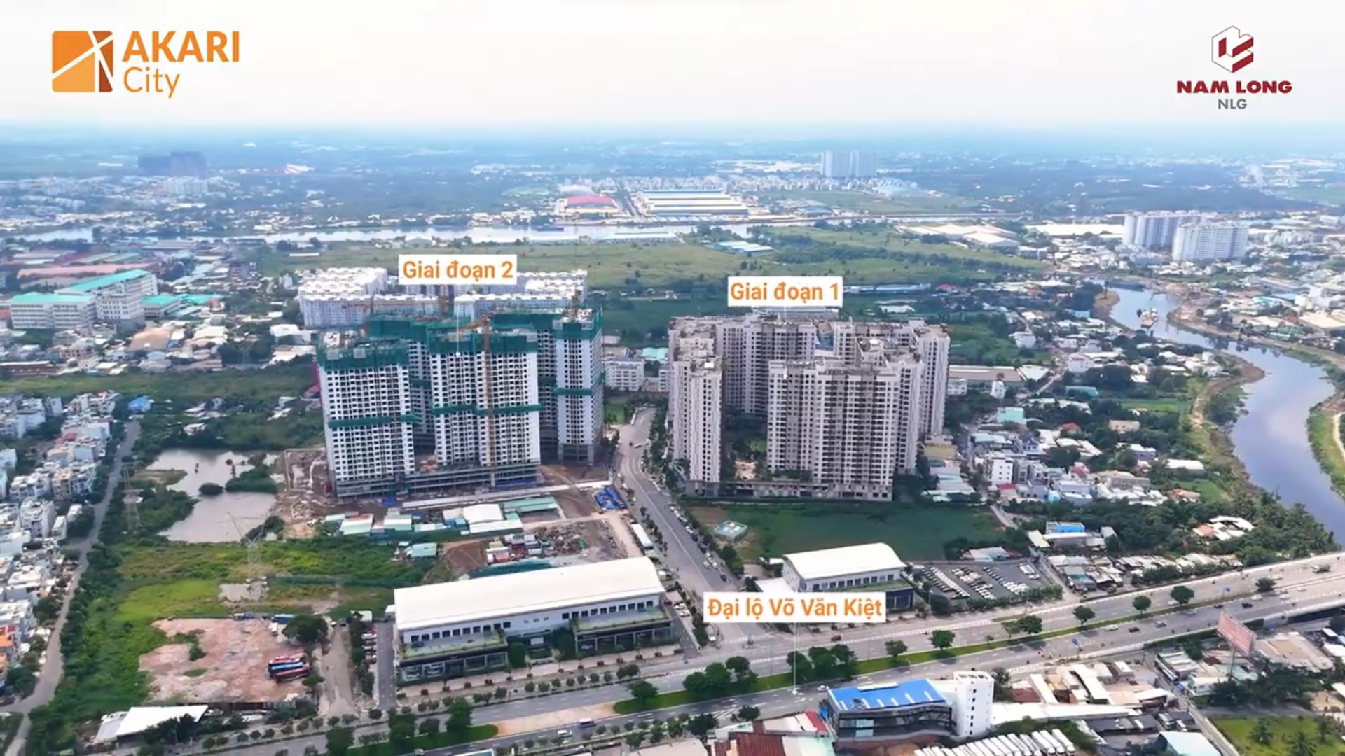 Cập nhật thực tế xây dựng AK789 và AK NEO Akari City tháng 10/2023