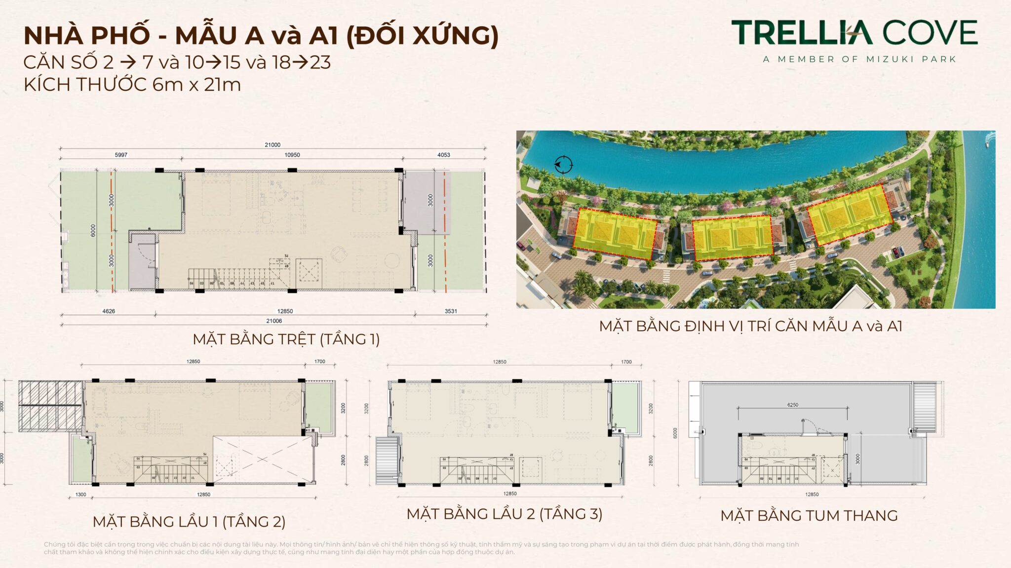 NHÀ PHỐ TRELLIA COVE MIZUKI PARK NAM LONG