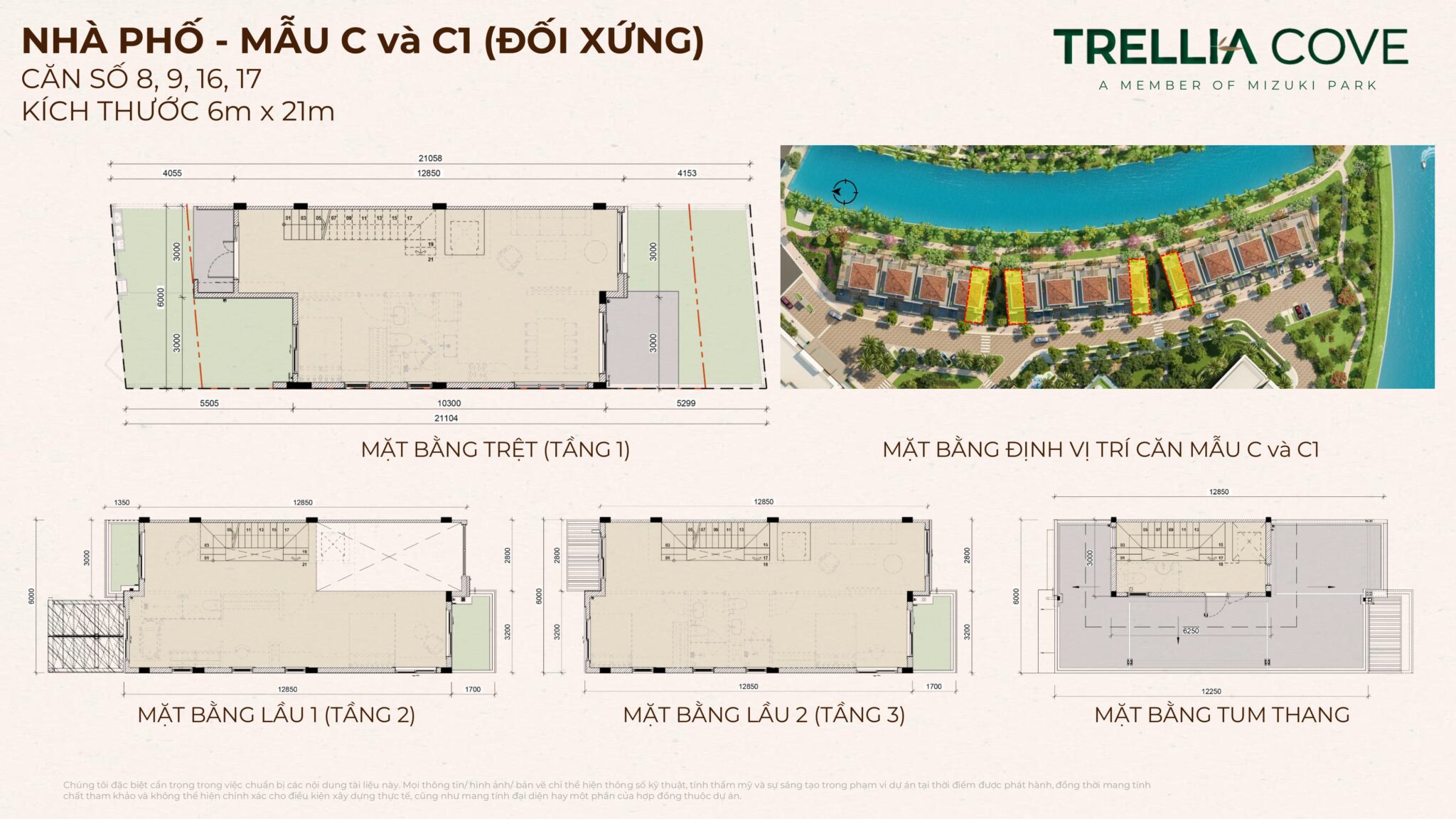 NHÀ PHỐ TRELLIA COVE MIZUKI PARK NAM LONG